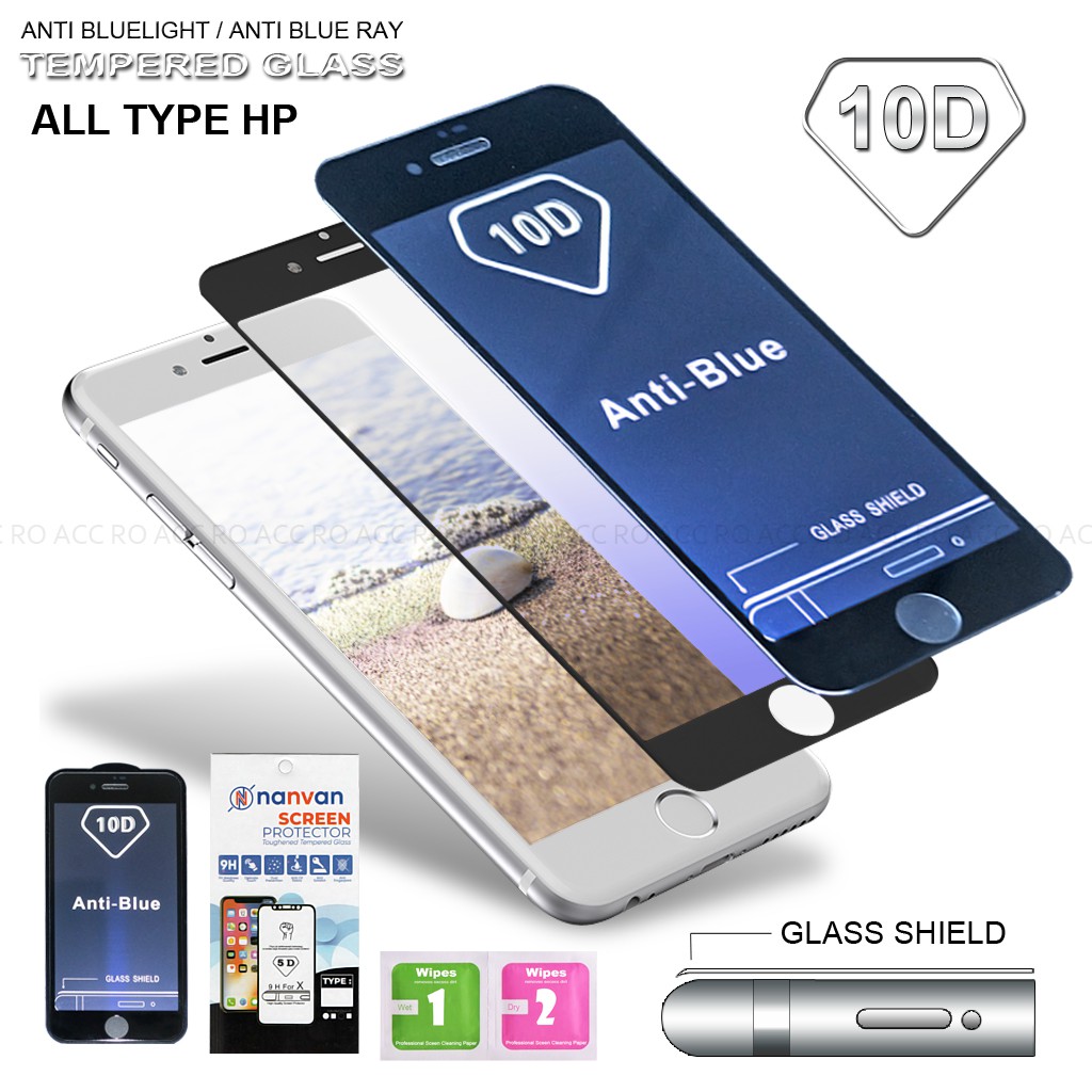 Jual [RO ACC] BLUELIGHT TEMPERED GLASS 10D OPPO RENO 3/RENO 3 PRO/RENO 6.4/A51/A52/A92/A33/F5 ...