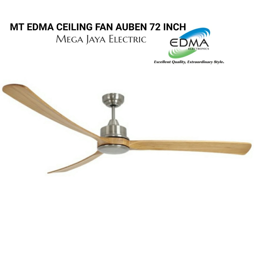 Jual MT EDMA CEILING FAN AUBEN 72 INCH REMOTE CONTROL DC MOTOR | Shopee ...