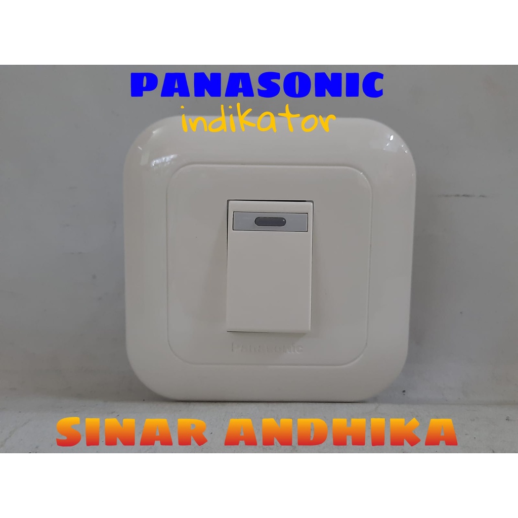 Jual SAKLAR ENGKEL KECIL INDIKATOR PUTIH PANASONIC WEJ 78019+WEJ 5571 ...