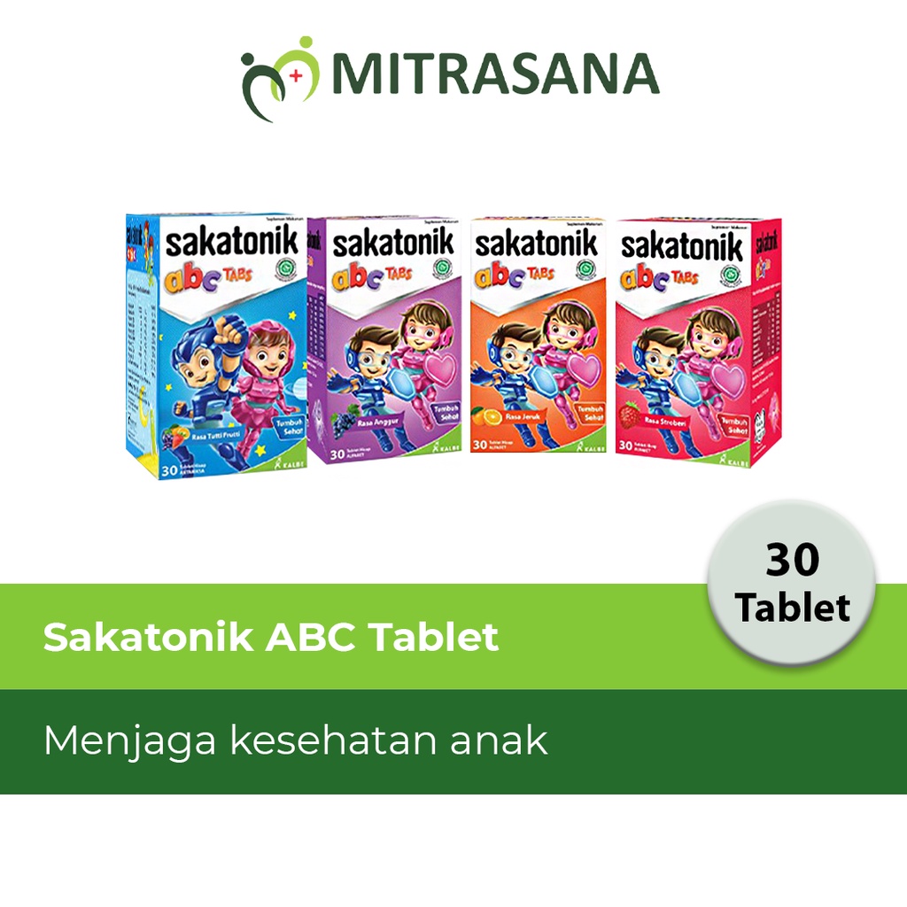 Jual Sakatonik ABC All Variant - 30 Tablet - Membantu Menjaga Kesehatan ...