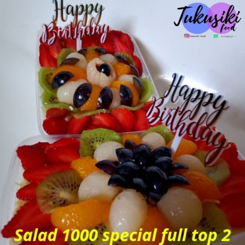 Jual SALAD BUAH STD & PREMIUM FRESH ULANG TAHUN & ANNIVERSARY | Shopee ...