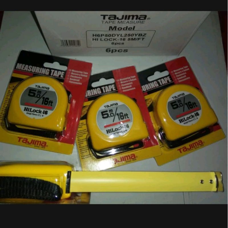 Jual TAJIMA Meteran Roll Measuring Tape Panjang 5 Meter | Shopee Indonesia