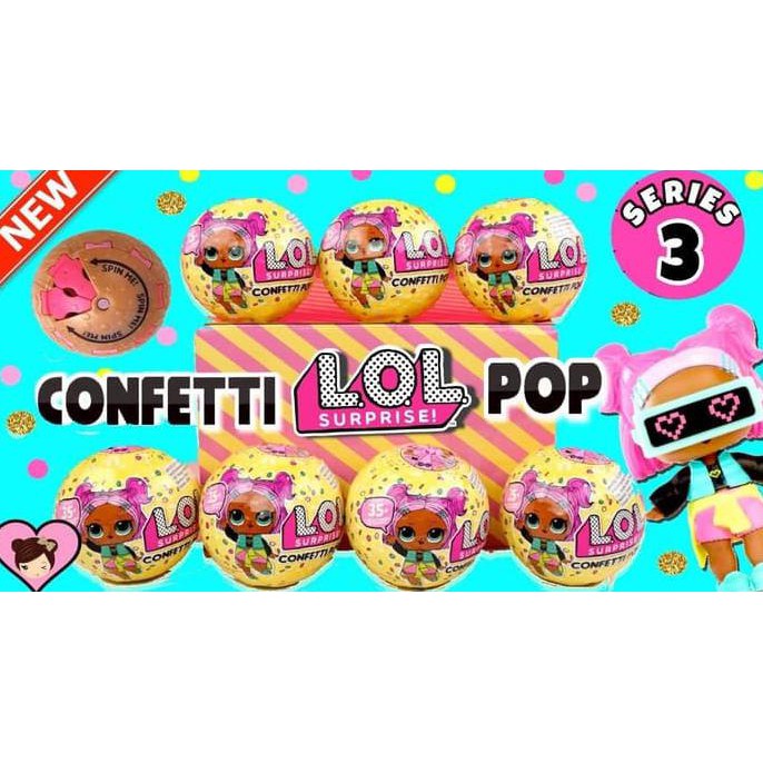 Jual MAINAN LOL SURPRISE CONFETTI POP BALL BONEKA BISA TERBANG LOL ...