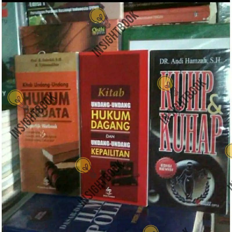 Jual Paket 3 Buku Hukum KUH Perdata, KUHD, KUHP&KUHAP (3 Buku) | Shopee Indonesia