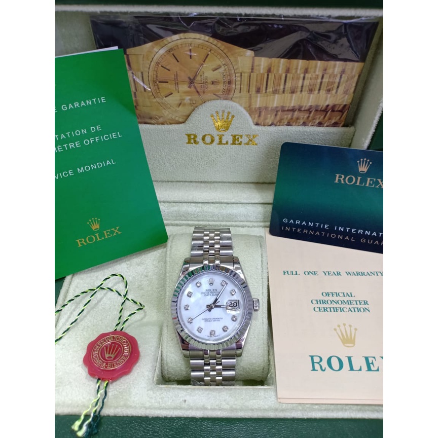 Jual Jam Rolex Wanita Automatic Grand AAA Stainless Model Analog ...
