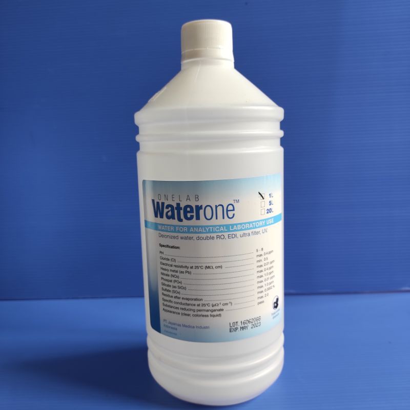 Jual Water one one med 1 liter/ sterile water | Shopee Indonesia