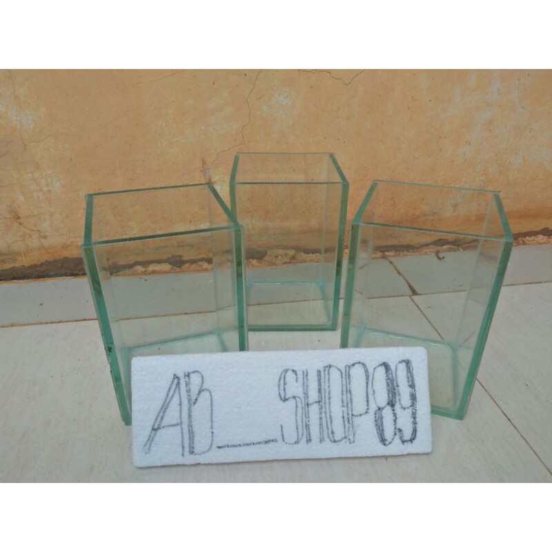 Jual SOLITER CUPANG ukuran 10x10x15 soliter mini aquarium cupang ...