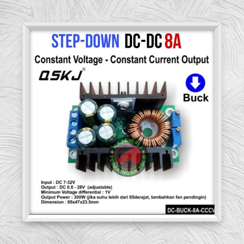 Jual STEPDOWN DC 8A CONSTAN CURRENT & VOLTAGE MODUL STEPDOWN VOLT ...