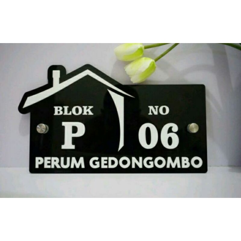 Jual papan nama no rumah | Shopee Indonesia