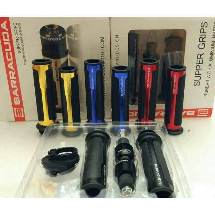 Jual Handfat Barracuda Karet Handle Grip + Bandul Jalu Stang Motor CnC ...