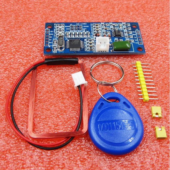 Jual HZ-1050 Wireless Module 125KHz RFID Module EM4100 ID Reader 125 ...