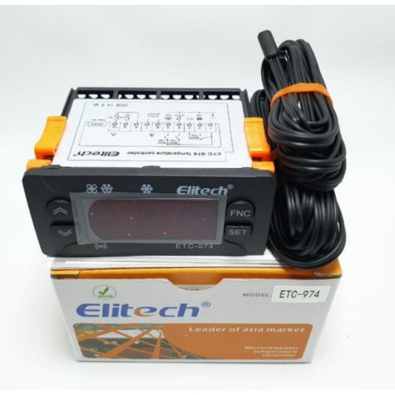 Jual Temperature Controller Digital ELITECH ETC-974 Digital Thermostat | Shopee Indonesia