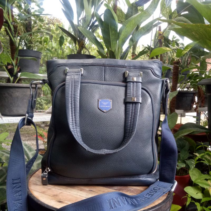 Jual JOSHEP AMANI / LEATHER BAG / TAS KULIT ORIGINAL /JOSEPH AMANI ...
