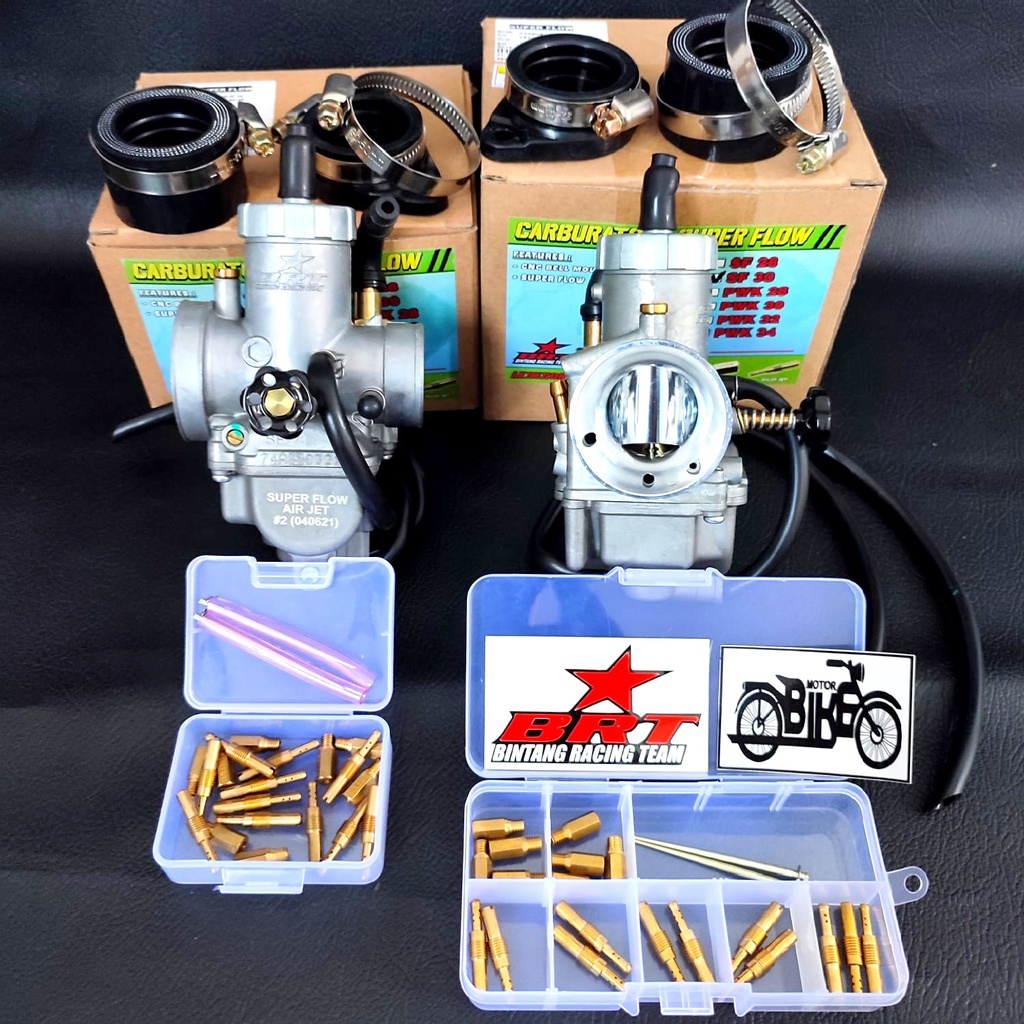 Jual KARBURATOR KARBU BRT GEN 2 SUPER FLOW SF PE 24 26 28 30mm UNIVERSAL BEBEK MATIC CARBURATOR ...