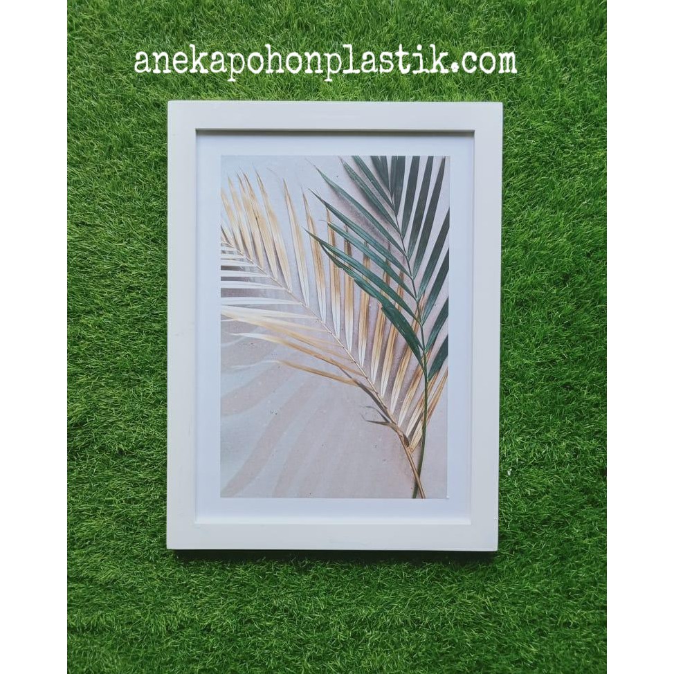 Jual Wall Decor Gambar Tanaman Bingkai Pajangan Hiasan Palem Lancip ...