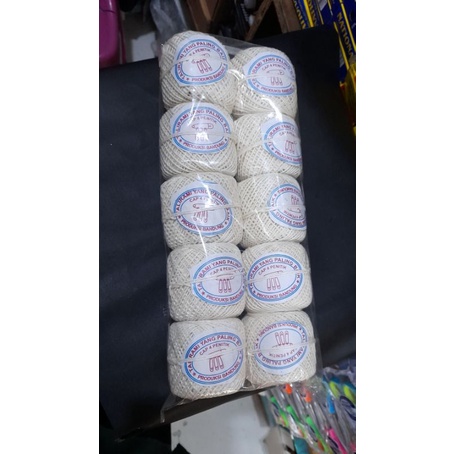 Jual BENANG KASUR 1 PAK (10 ROLL) benang bangunan benang bendera 17 ...