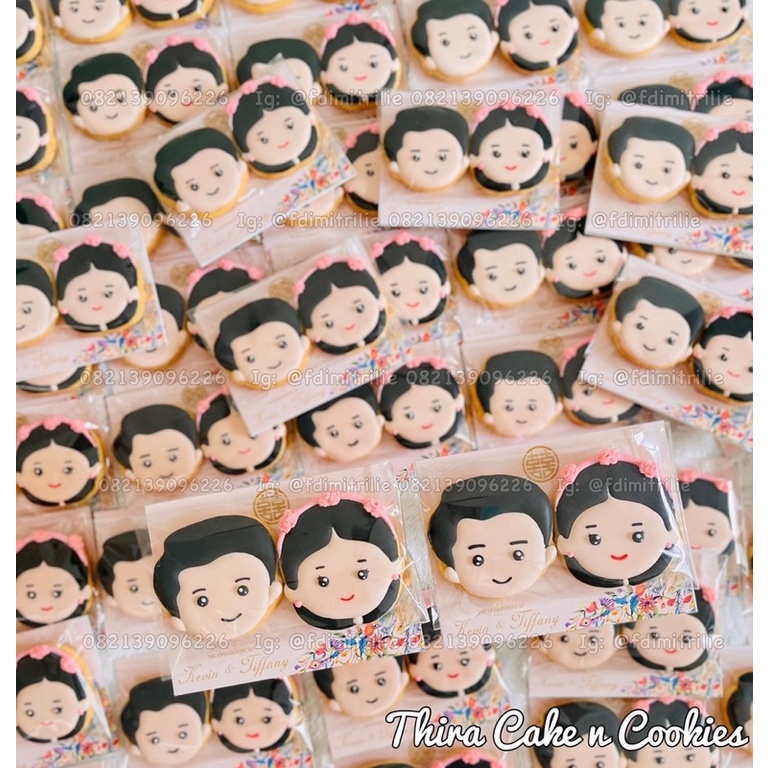 Jual cookies couple kue kering kukis tingjing sangjit lamaran | Shopee ...