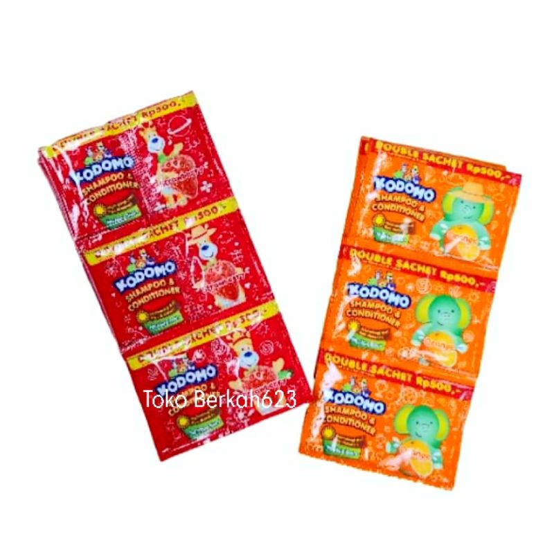 Jual KODOMO Shampoo & Conditioner Renceng Isi 12 Double Sachet | Shopee Indonesia