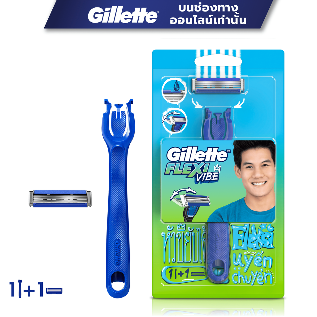 Jual Gillette Flexi Vibe x Free Fire – 1 Gagang Pisau Cukur + 1 Pisau ...