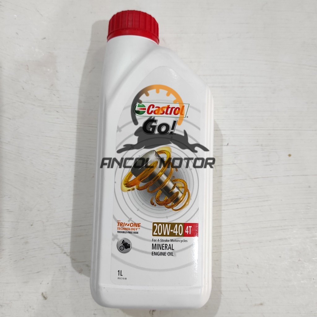 Jual Castrol GO 1L Oli Motor Sport 4T 20w40 Universal Honda Yamaha ...