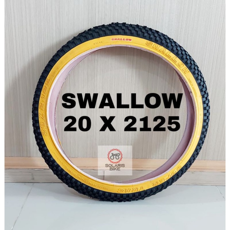 Jual Ban Luar Sepeda BMX 20 x 2125 2.125 Ori Swallow Super Trac | Shopee Indonesia