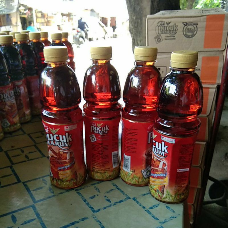 Jual Teh pucuk harum ukuran 350 ml.4 botol 20.000.saja | Shopee Indonesia
