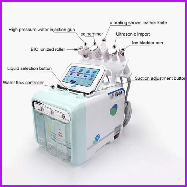 Jual Hydrogen oxygen h2 o2 6in1 hydra aqua peel multiple 6 fungsi WS8P ...