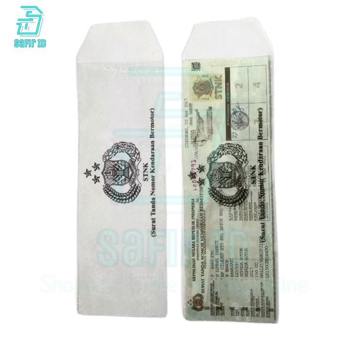 Jual GROSIR!! Plastik STNK Logo Warna Gold / Plastik Pelindung STNK ...