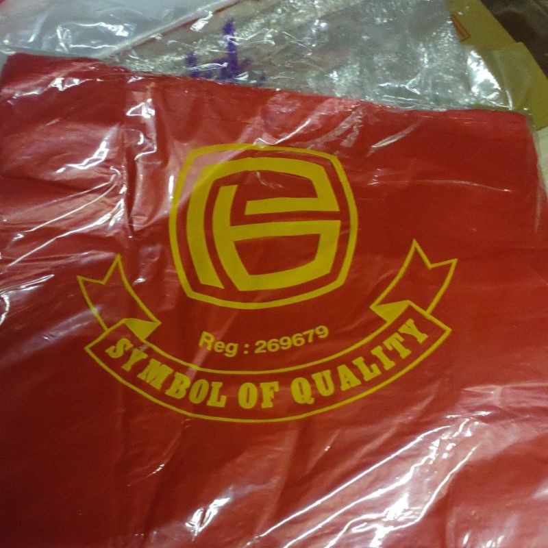 Jual 1 LEMBAR KANTONG PLASTIK JUMBO SUPER TEBAL 1 METER COCO MERAH ...