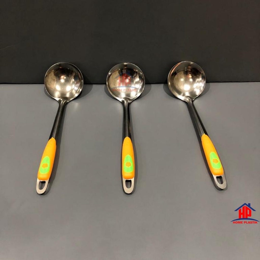 Jual Irus Sayur / Sendok Sayur / Sendok Kuah Stainless Gagang Apel ...