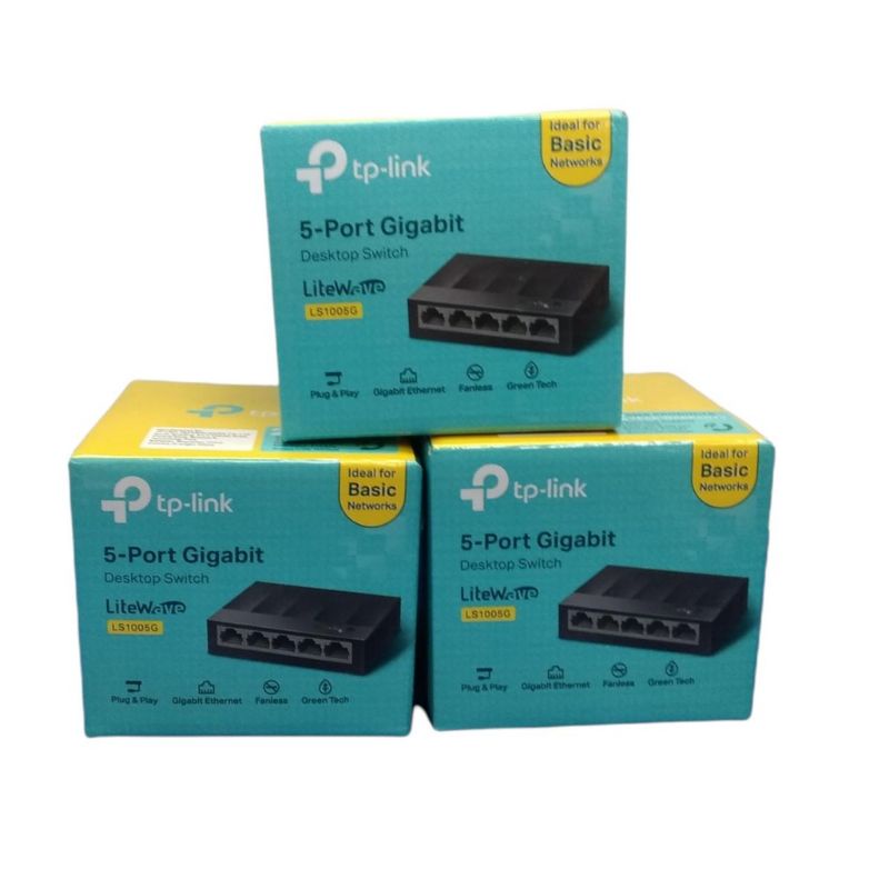 Jual Tp link switch hub 5 port gigabit LS1005G | Shopee Indonesia