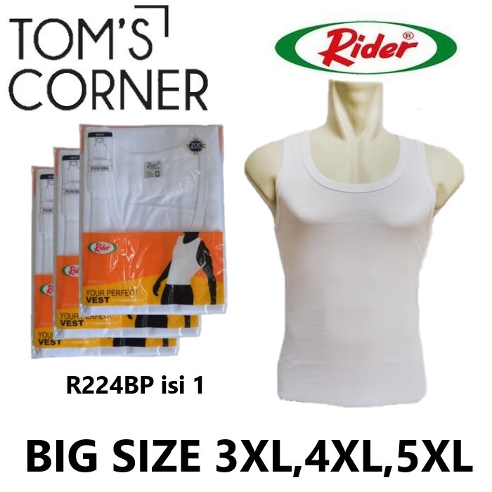 Jual Singlet Rider Big Size 224 | Jumbo 3XL, 4XL, 5XL | Kaos dalam pria ...