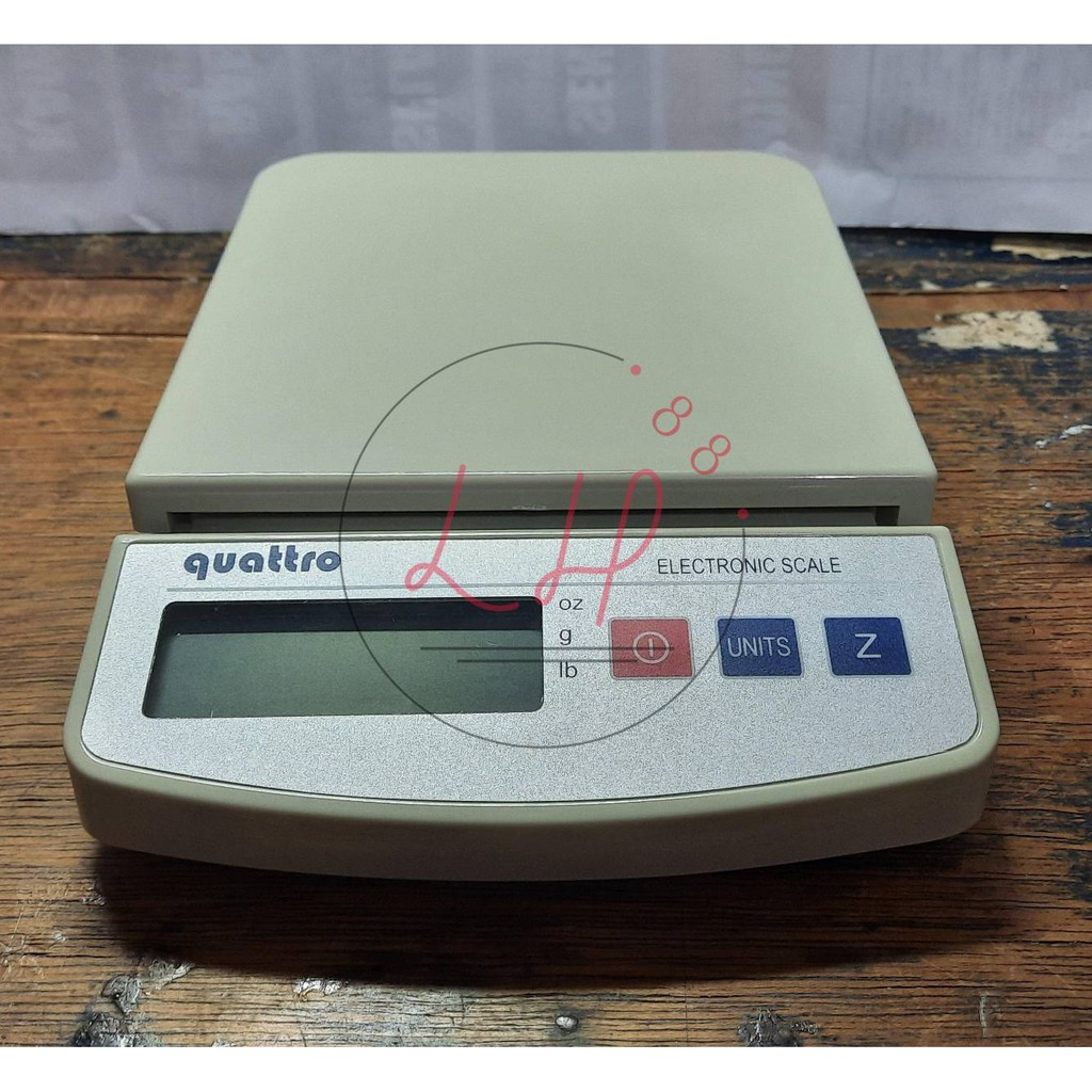 Jual Timbangan Digital Quattro FEJ Kapasitas 1Kg dan 5Kg | Shopee Indonesia