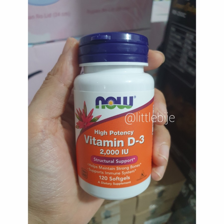 Jual NOW Vitamin D3 2000IU | Shopee Indonesia