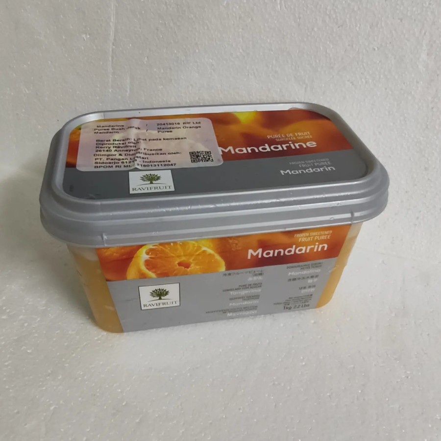 Jual Ravi Fruit Puree Mandarin Orange Buah Jeruk Mandarin Beku 1kg ...
