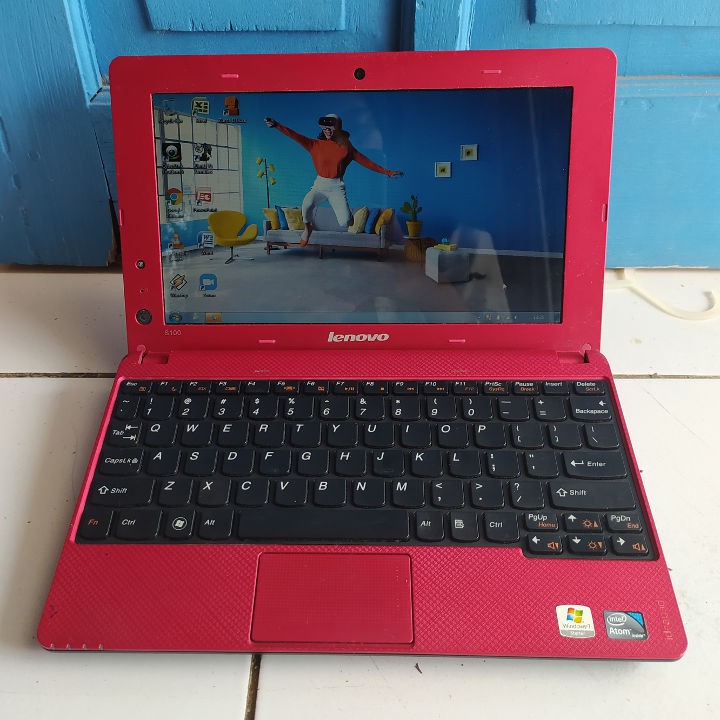 Jual Lenovo S100 Warna Merah Netbook Notebook Second Bekas Murah RAM 2 ...