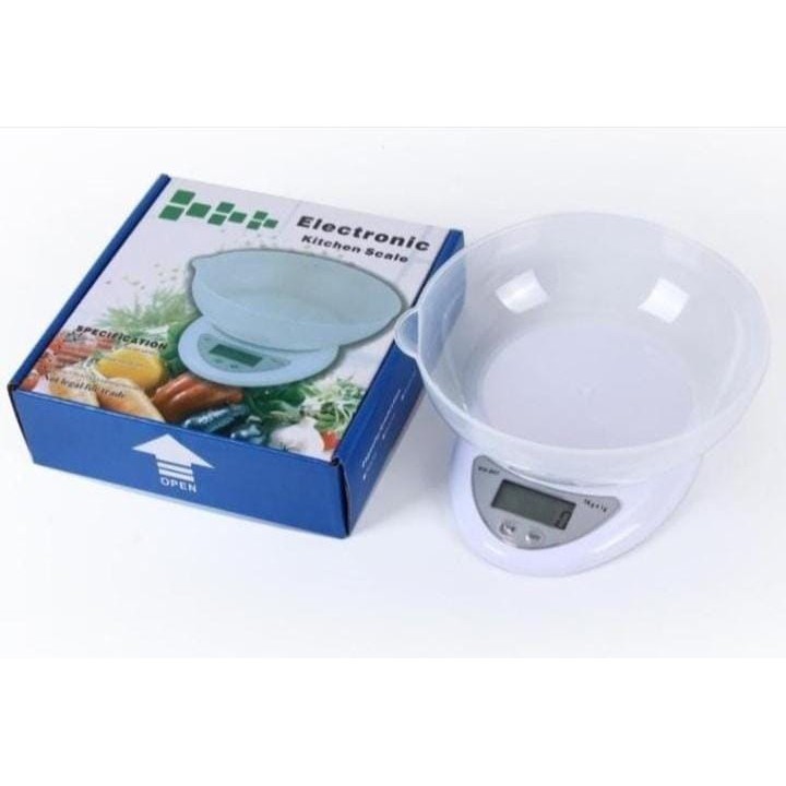 Jual TIMBANGAN DAPUR DIGITAL MANGKOK || Timbangan Kue Digital Electronic 5 kg (FREE BUBBLE WRAP ...