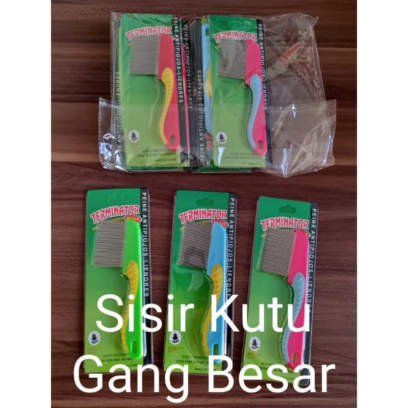 Jual Sisir Serit Kutu Gagang Besi Stainless | Shopee Indonesia
