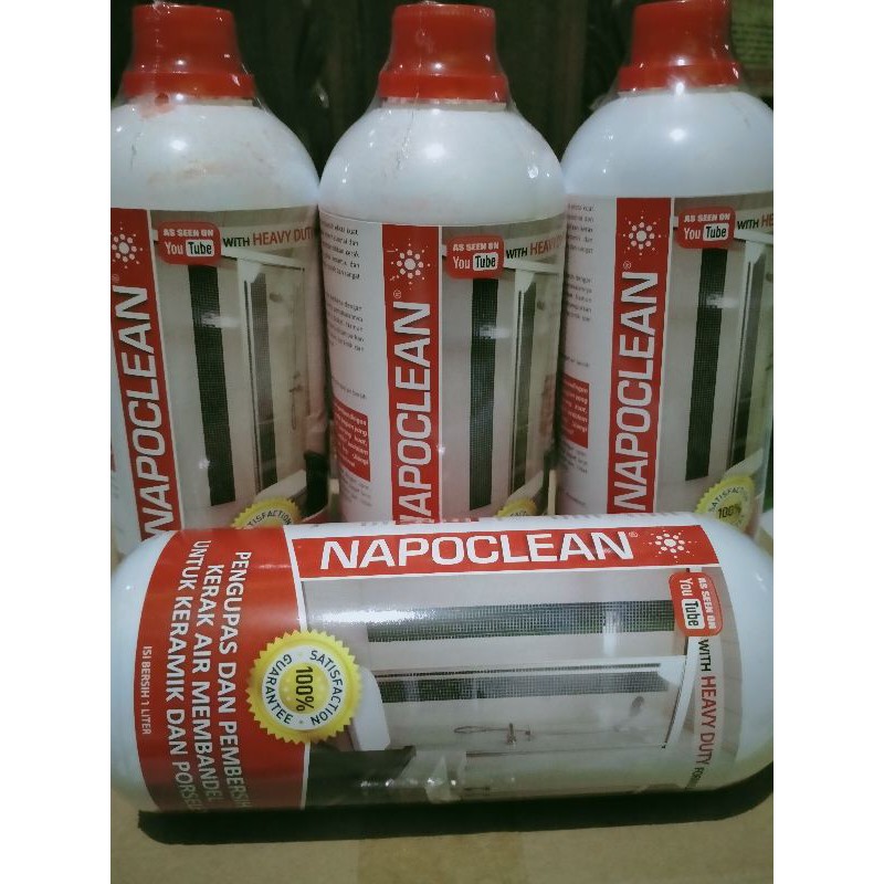 Jual Pembersih Keramik Napoclean "HEAVY DUTY" Merah/Pembersih Kerak ...