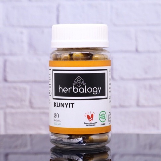 Jual HERBALOGY Kunyit - 80 Kapsul (Nyeri sendi, keseleo, Liver Detox ...