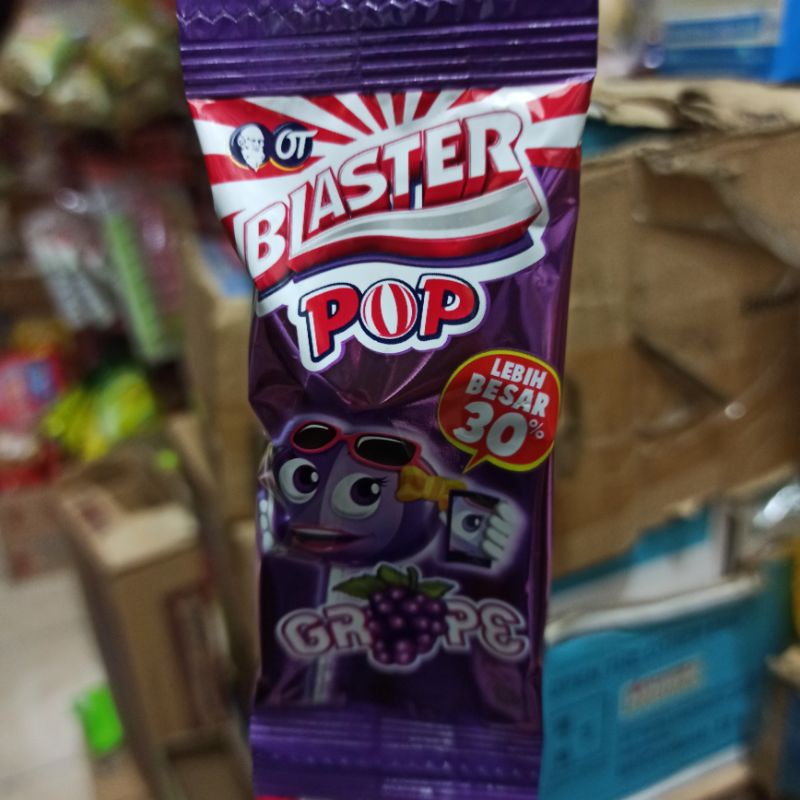 Jual Permen Lolipop Blaster Pop Grape Anggur | Shopee Indonesia