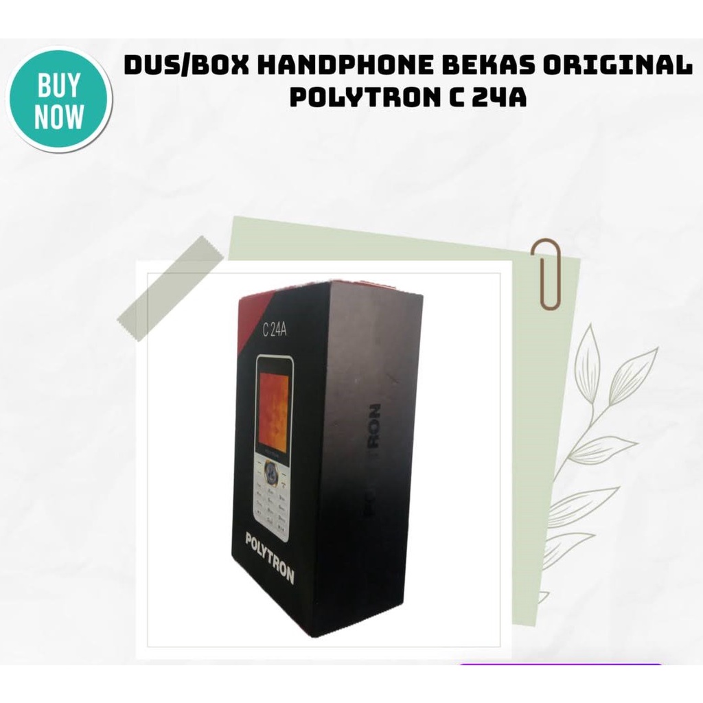 Jual POLYTRON C24A DUS KOSONG BEKAS DUS BOX KOTAK HP ORIGINAL DUS ...