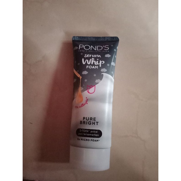 Jual Pond's serum whip foam pure bright 100g | Shopee Indonesia