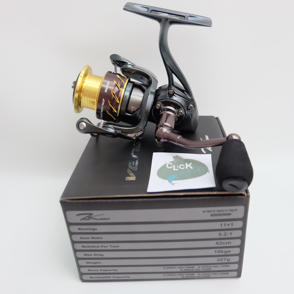 Jual Team Kamikaze VENENO 1000 SW 5.2:1 | UL Spinning Reel 11+1 BB Salt ...