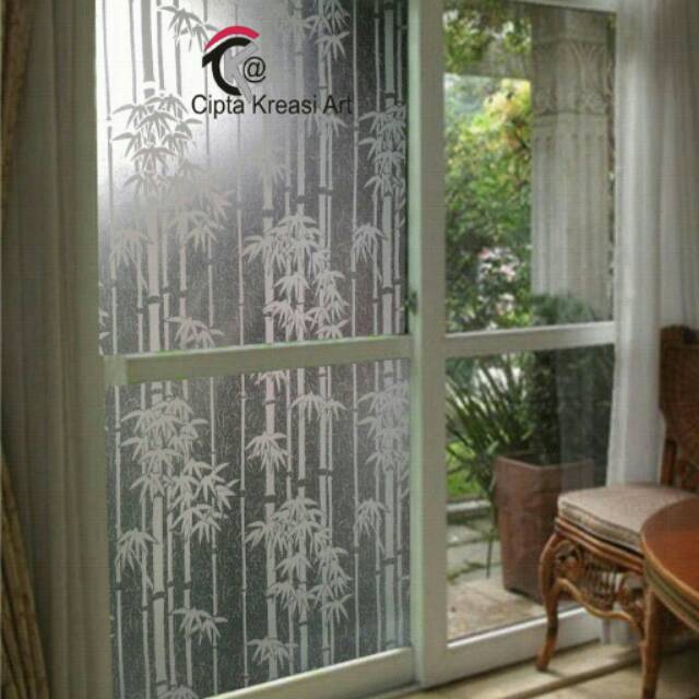 Jual Stiker kaca motif bambu/stiker kaca film | Shopee Indonesia