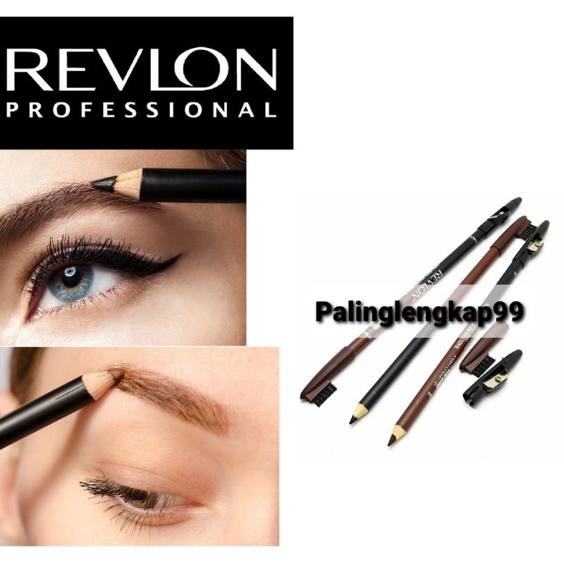 Jual PENSIL ALIS REVLON 2IN1 - Pensil Alis Dua Warna Drawing Eyebrow ...