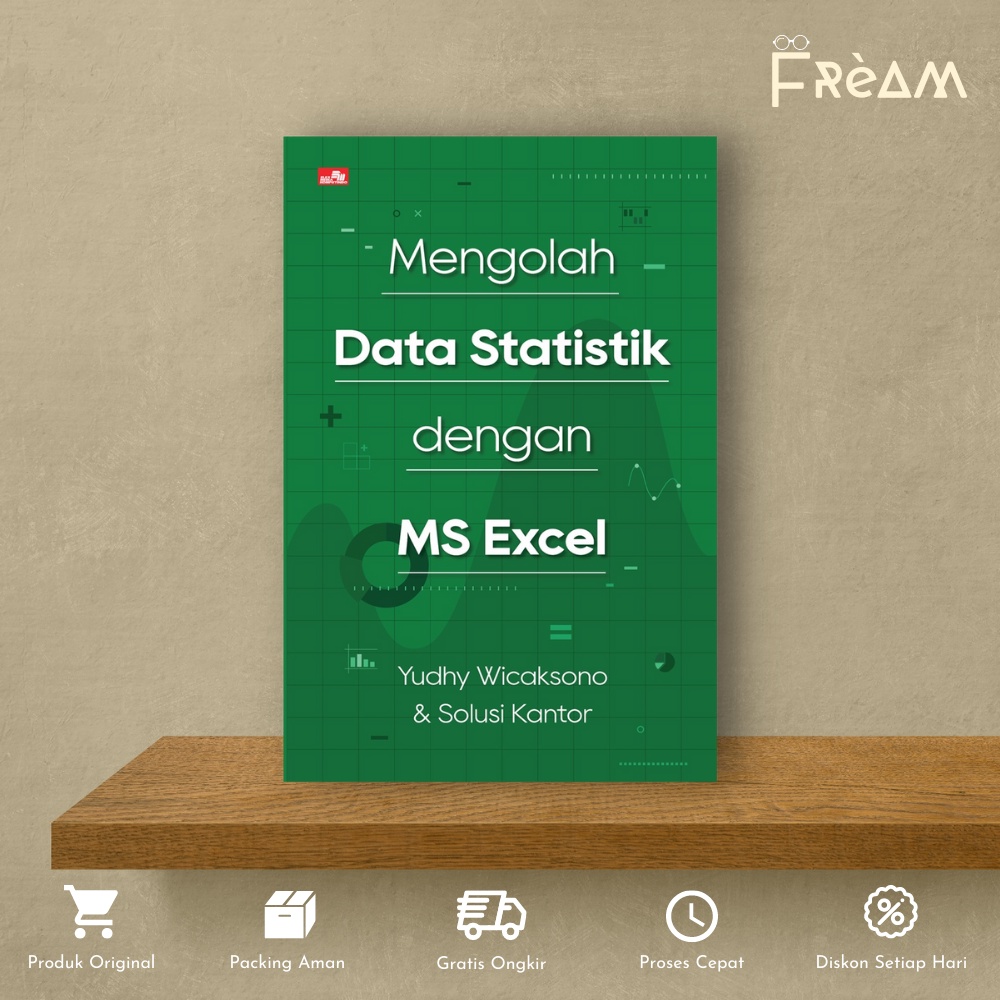 Jual Buku Komputer Mengolah Data Statistik Dengan Ms Excel by Yudhy ... Jual Buku Komputer Mengolah Data Statistik Dengan Ms Excel by Yudhy ...