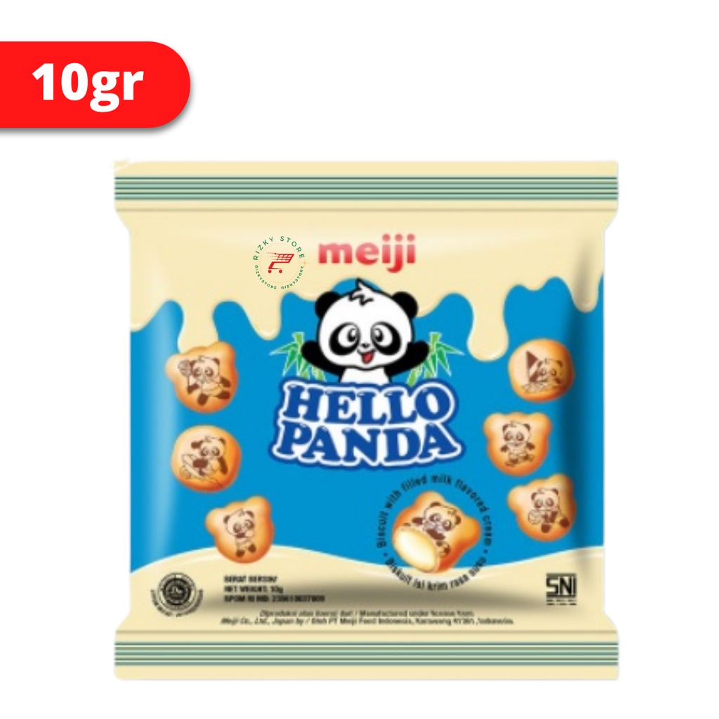 Jual Hello Panda Renceng Biskuit Isi Cream aneka rasa 8 gr x 10 pcs ...