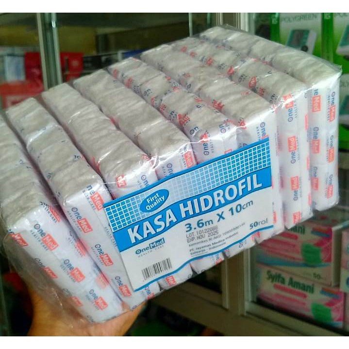 Jual KASSA VERBAN GULUNG - KASA HIDROFIL 3,6 M X 10 CM ONEMED | Shopee ...