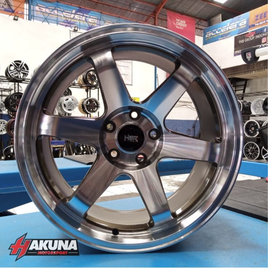 Jual Velg Mobil Racing 18 HSR Warna Silver Ring 18 Buat Innova Terios ...